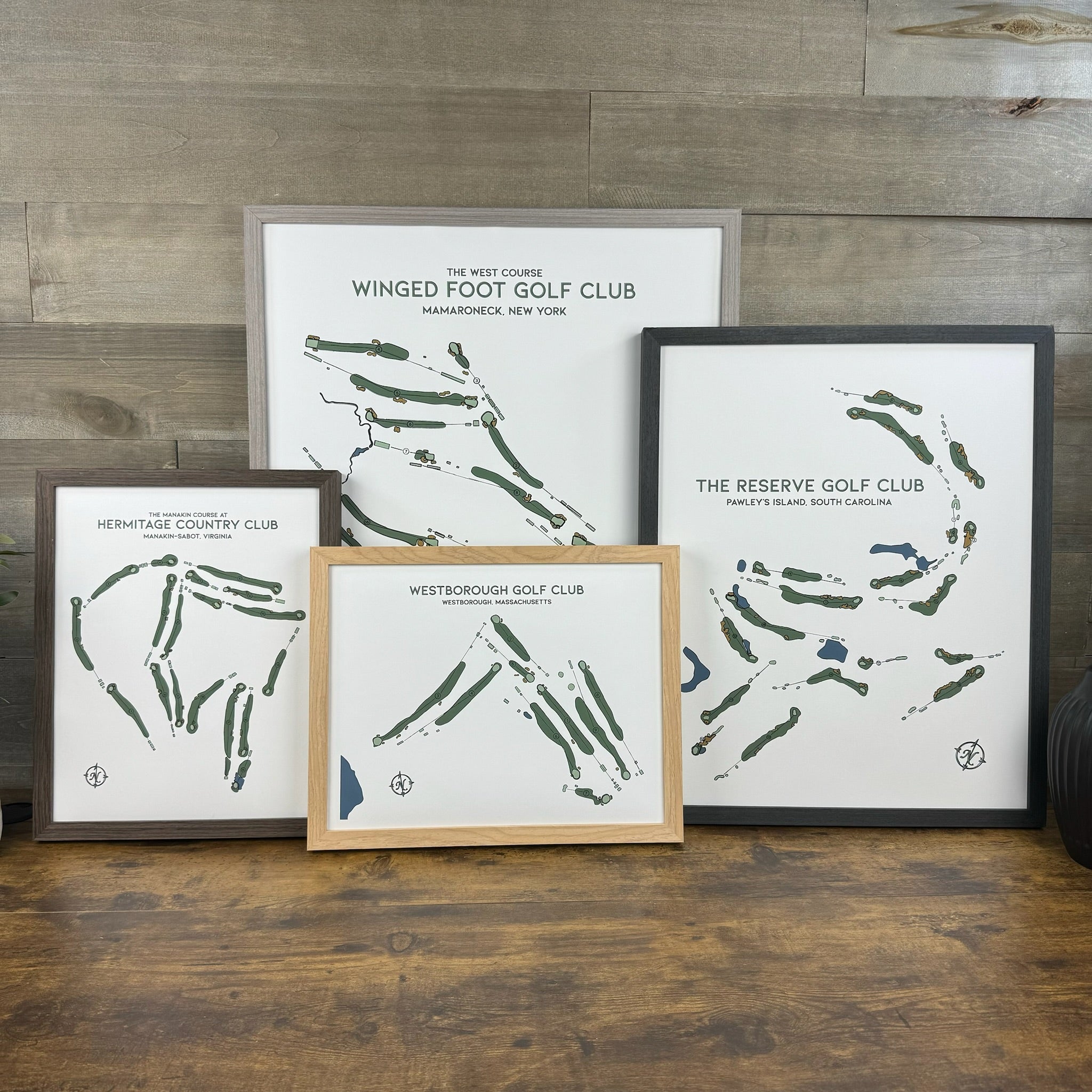 Golf Map Prints – The Golf Project