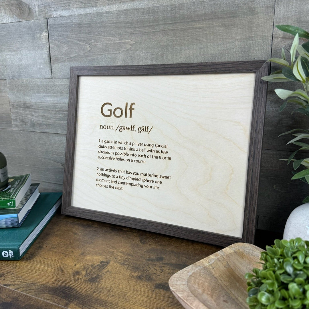 Golf Words Art - Gallery Wall Art – The Golf Project