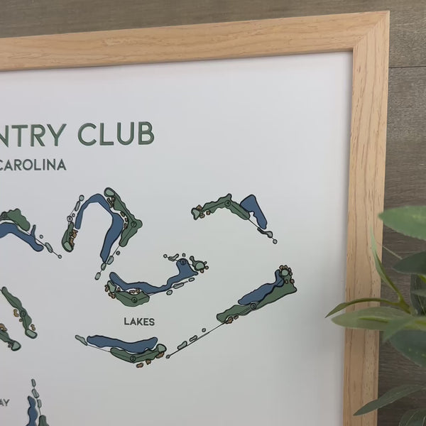 ANY COURSE IN THE WORLD - Golf Course Map Print – The Golf Project